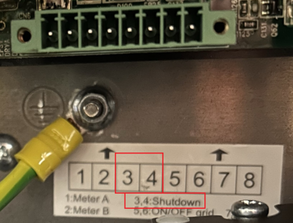 Shut Down Parametrierung Solax X3 Hybrid-Wechselrichter