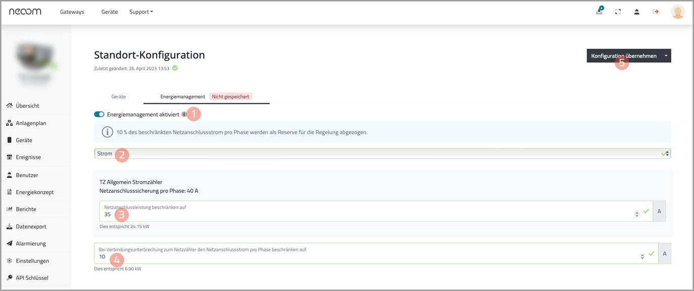 Einbindung einer Compleo Ladestation in neoom CONNECT